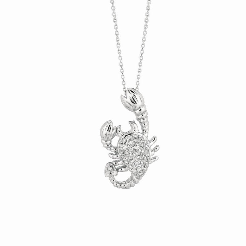 DIAMOND SCORPION NECKLACE 14K GOLD (0.33 CTW)